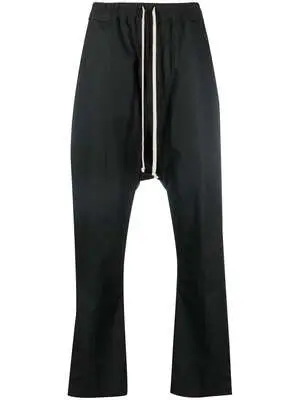 Rick Owens Drop-crotch Trousers - Black