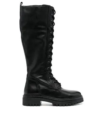Geox 30mm Iridea Leather Calf Boots