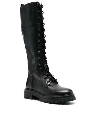 Geox 30mm Iridea Leather Calf Boots