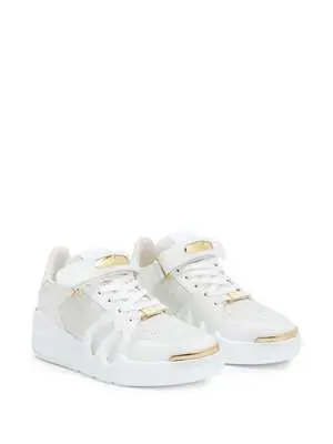 GIUSEPPE ZANOTTI Talon Touch-strap High-top Sneakers - White
