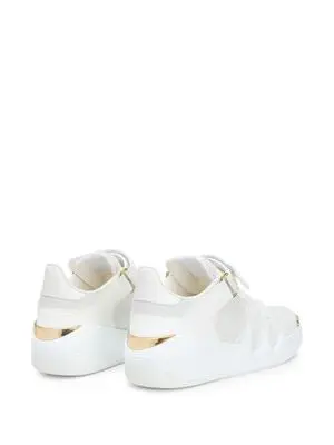 GIUSEPPE ZANOTTI Talon Touch-strap High-top Sneakers - White