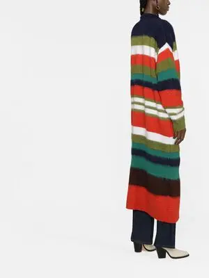 Dsquared2 Striped Knitted Maxi Dress