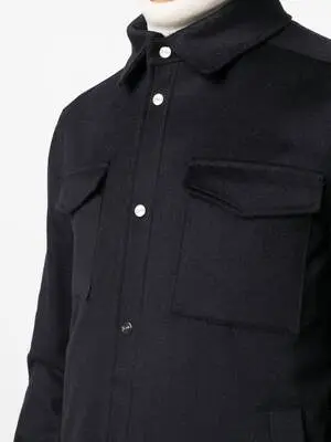 Herno Virgin Wool-cashmere Shirt Jacket