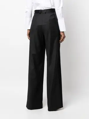 ALMAZ Wide-leg Wool Trousers