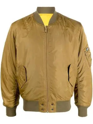 DIESEL® Logo-patch Zip-front Jacket