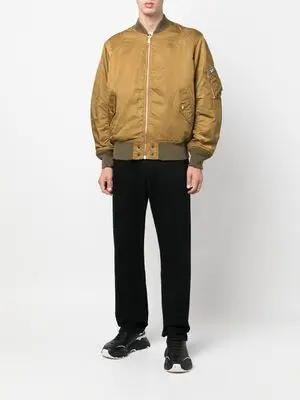 DIESEL® Logo-patch Zip-front Jacket