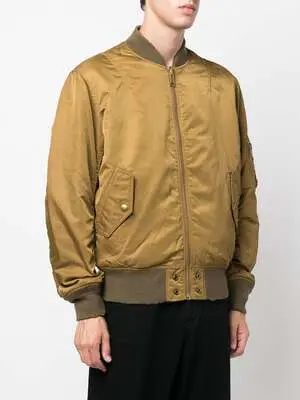 DIESEL® Logo-patch Zip-front Jacket