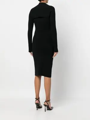 TOM FORD Cut-out Ribbed Midi Dress