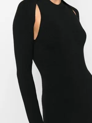TOM FORD Cut-out Ribbed Midi Dress