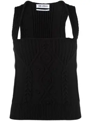 Attico Sofia Knitted Top