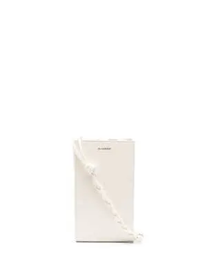 JIL SANDER Foil-print Phone Holder - White