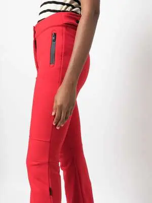 YVES SALOMON High-rise Trousers - Red