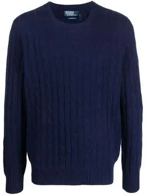 Polo Ralph Lauren Cable Knit Cashmere Sweater - Blue