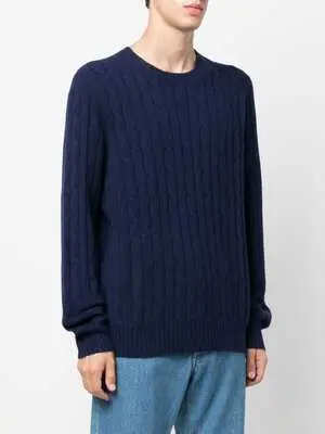 Polo Ralph Lauren Cable Knit Cashmere Sweater - Blue