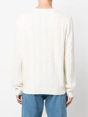 Polo Ralph Lauren Cashmere Cable-knit Jumper - Neutrals