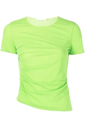 Helmut Lang Ruched-detail T-shirt