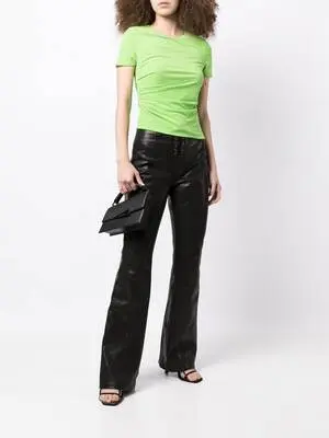 Helmut Lang Ruched-detail T-shirt