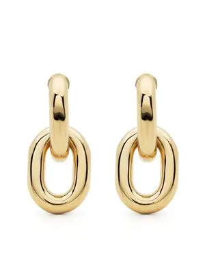 Rabanne Chain-link Hoop Earrings - Gold