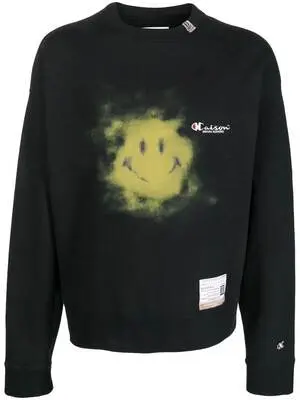 Mihara Yasuhiro Smiley Face Long-sleeve Sweater