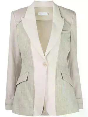 Simkhai Panelled Single-breasted Blazer