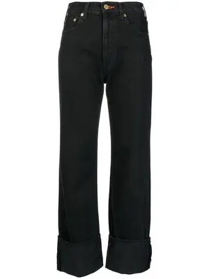 Tu Es Mon Tresor Button Detailed Jeans For Women