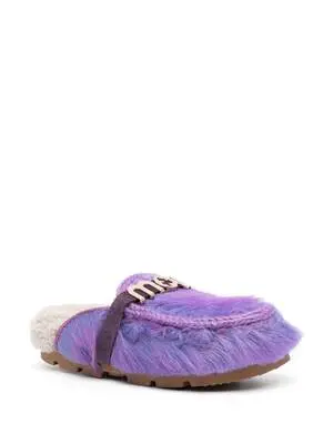 Mou Pony-hair Shearling-lined Slippers