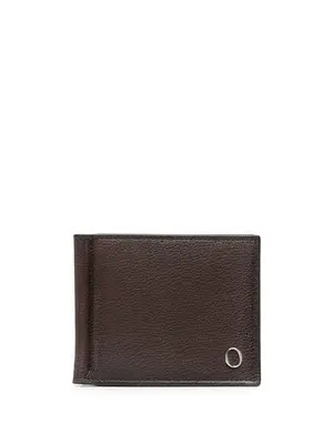 ORTIGNI Logo-plaque Leather Wallet - Brown