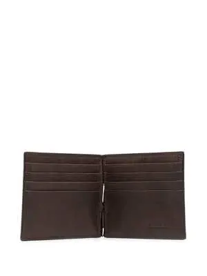 ORTIGNI Logo-plaque Leather Wallet