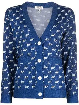 Baum Und Pferdgarten Logo-print Cardigan - Blue
