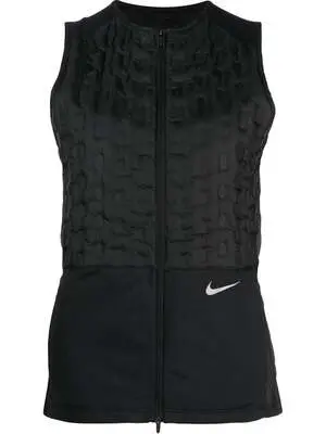Nike Sleeveless Logo-print Padded Jacket