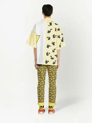 Balmain X Pokemon Pikachu-print Short-sleeve Shirt