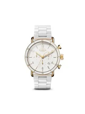 Shinola Canfield Sport 40mm Watch - White