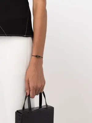 Le Gramme 18kt Yellow Gold And Titanium 5g Cable Bracelet - Black