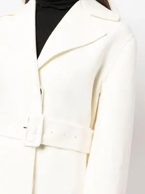 JIL SANDER Belted Single-breasted Coat