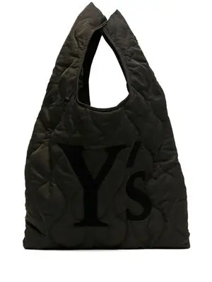 Y’s Appliqué-logo Quilted Tote Bag