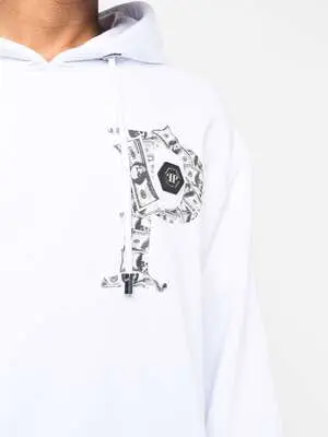 Philipp Plein Money Graphic-print Hoodie