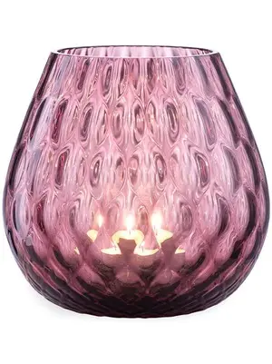NASONMORETTI Glass Candle Holder - Pink