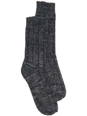 BIRKENSTOCK Ribbed-knit Socks - Black