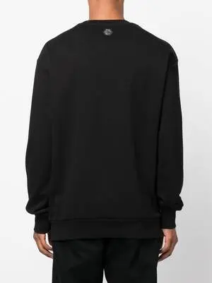 Philipp Plein Logo Crew-neck Jumper - Black