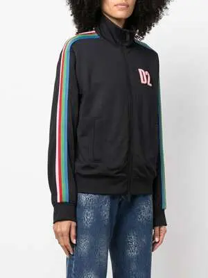 Dsquared2 Side-stripe Zip-up Sweatshirt