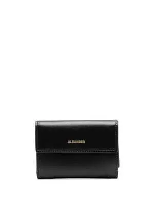 JIL SANDER Logo-print Detail Wallet - Black