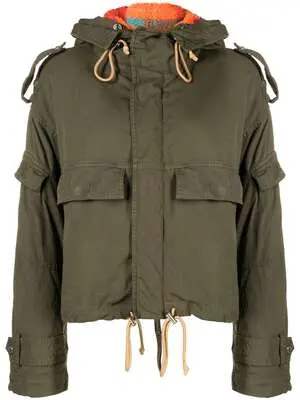 Dsquared2 Fleece-lined Hooded Jacket