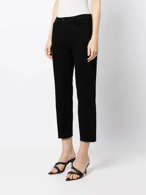 L'Agence High-rise Sada Cropped Jeans