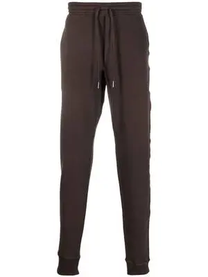 TOM FORD Drawstring Cotton Track Pants - Brown