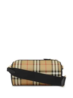 Burberry Vintage Check Crossbody Barrel Bag