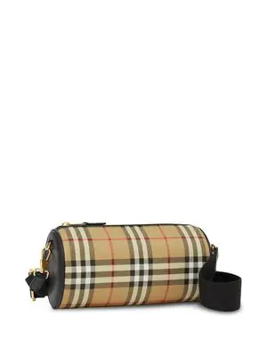 Burberry Vintage Check Crossbody Barrel Bag