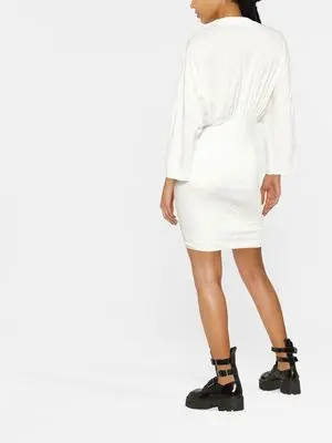Rick Owens Tommy Cinched-waist Dress - White