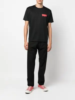 Junya Watanabe Logo-print Cotton T-shirt - Black