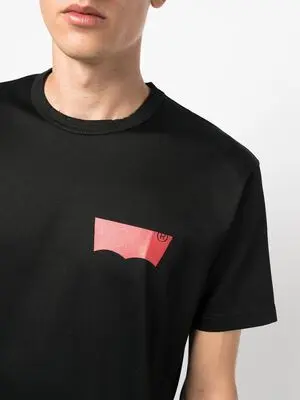 Junya Watanabe Logo-print Cotton T-shirt - Black