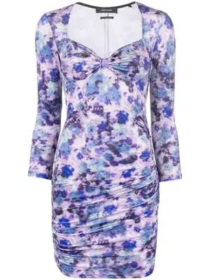 Isabel Marant Étoile Floral-print Ruched Minidress